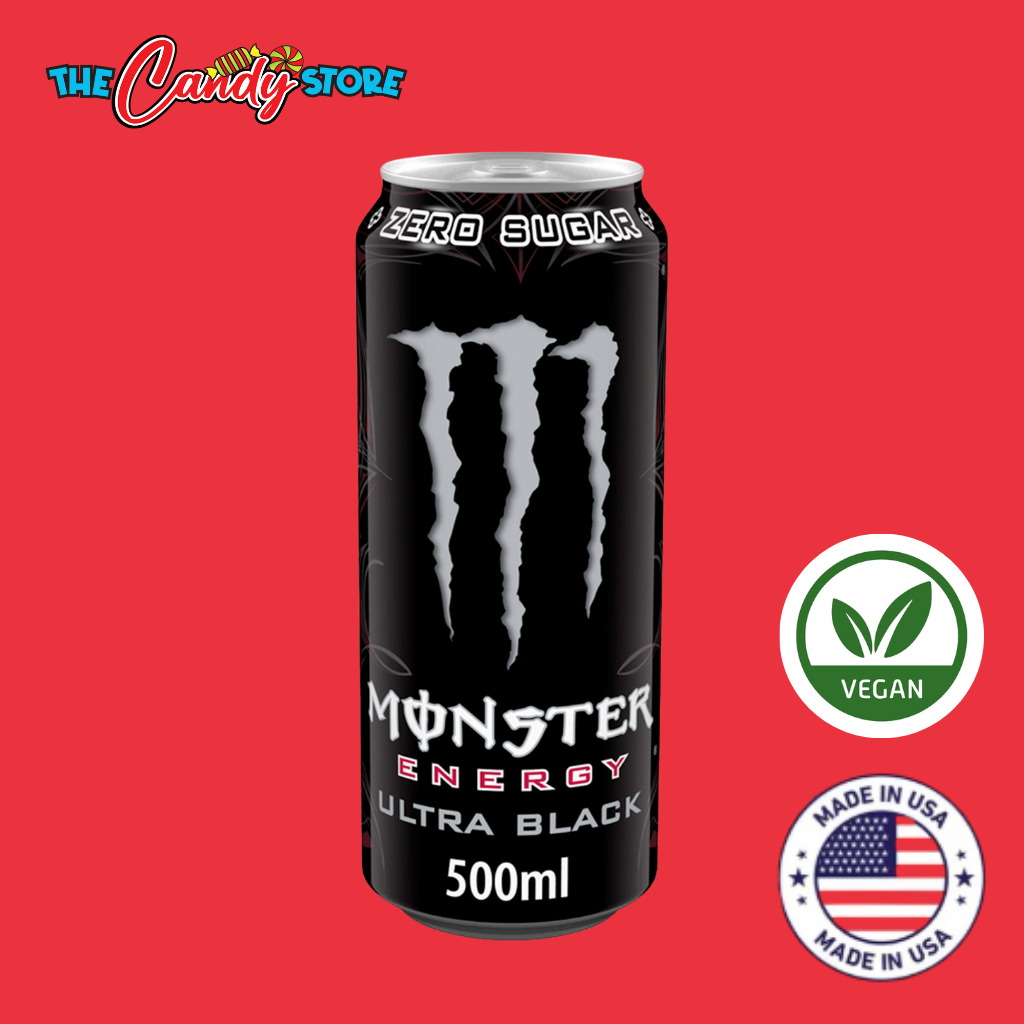 Monster Energy Ultra Black Energy Drink – The Candy Store
