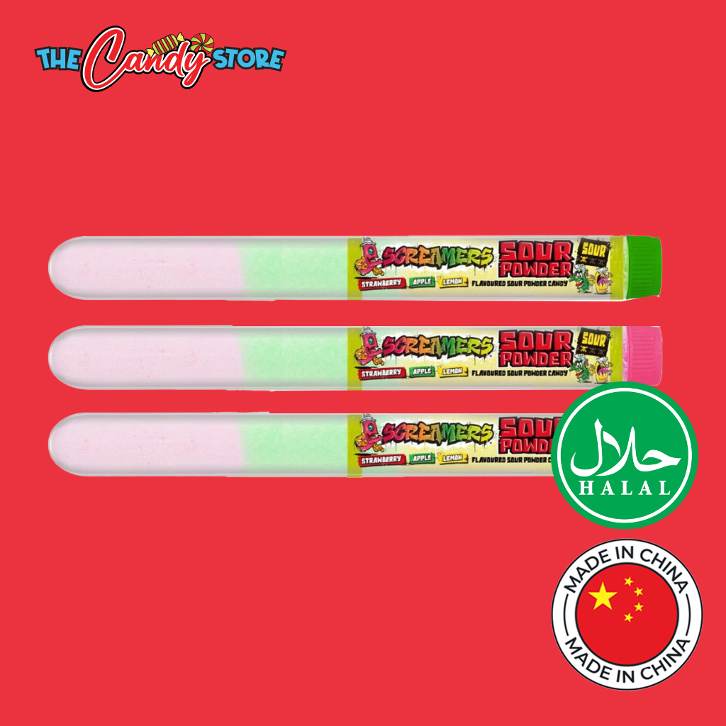 Screamers Fruity Sour Powder Tube Candy – The Candy Store