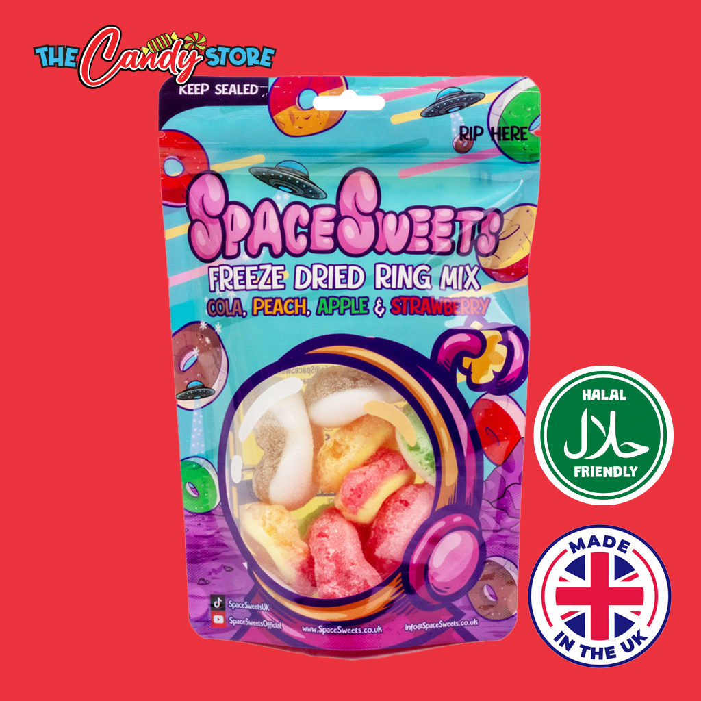 Space Sweets Freeze Dried Mixed Fruit Candy Rings – The Candy Store