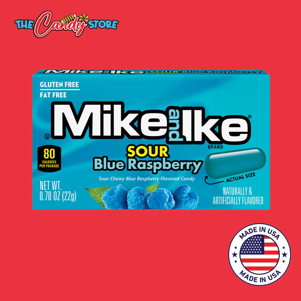 Mike and Ike Sour Blue Raspberry Chewy Candy – The Candy Store