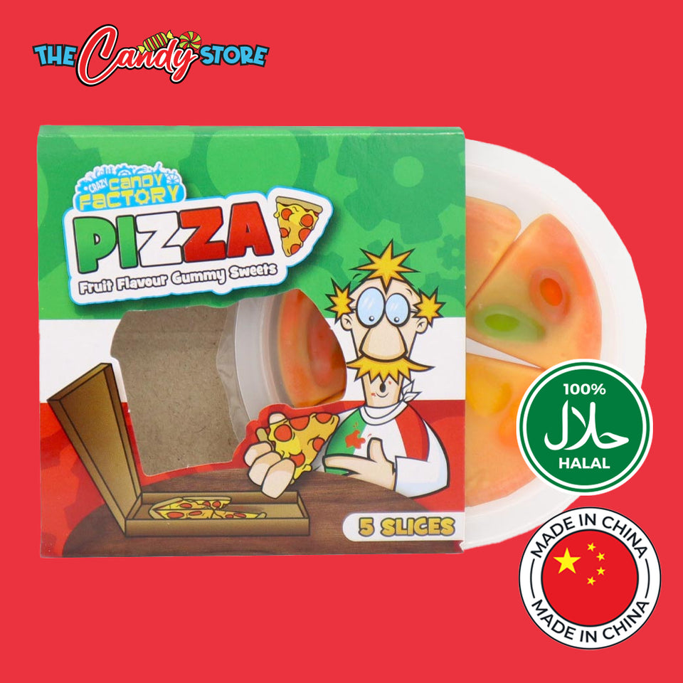 Crazy Candy Factory Pizza Slice Fruit Gummy – The Candy Store